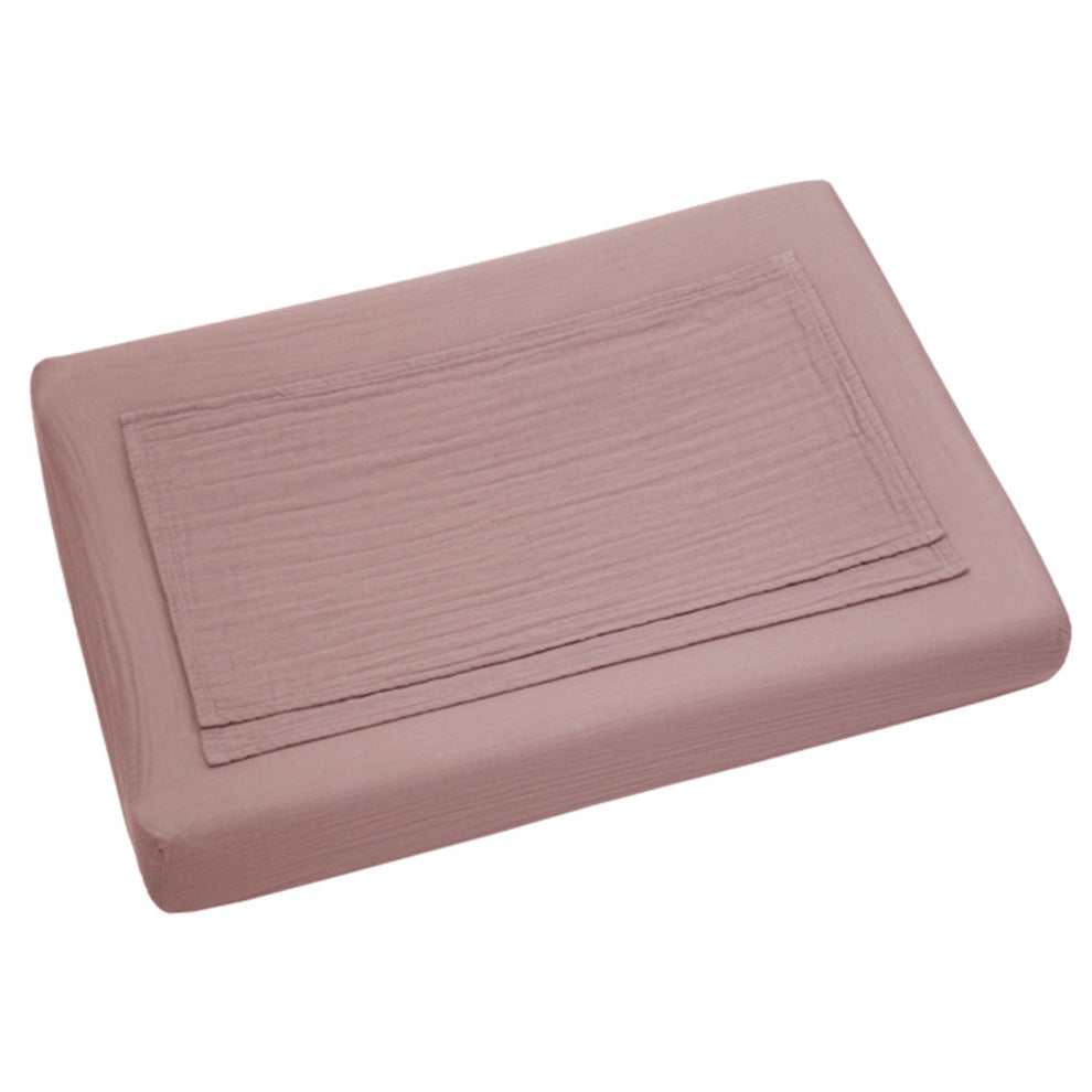 Changing Pad Cover Fitted - Dusty Pink – cuckoolittlelifestyle